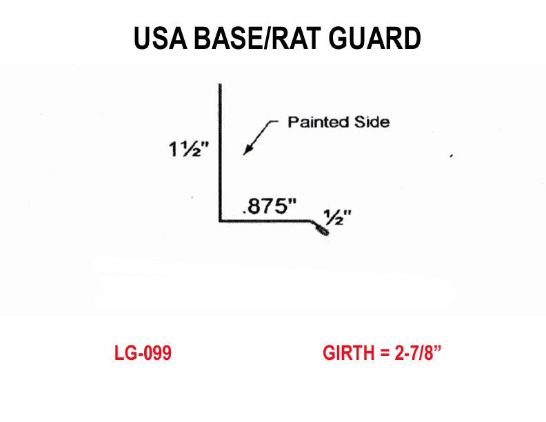 Base Trim / Rat Guard - Metal Trim & Flashing - Choose your color – USA ...